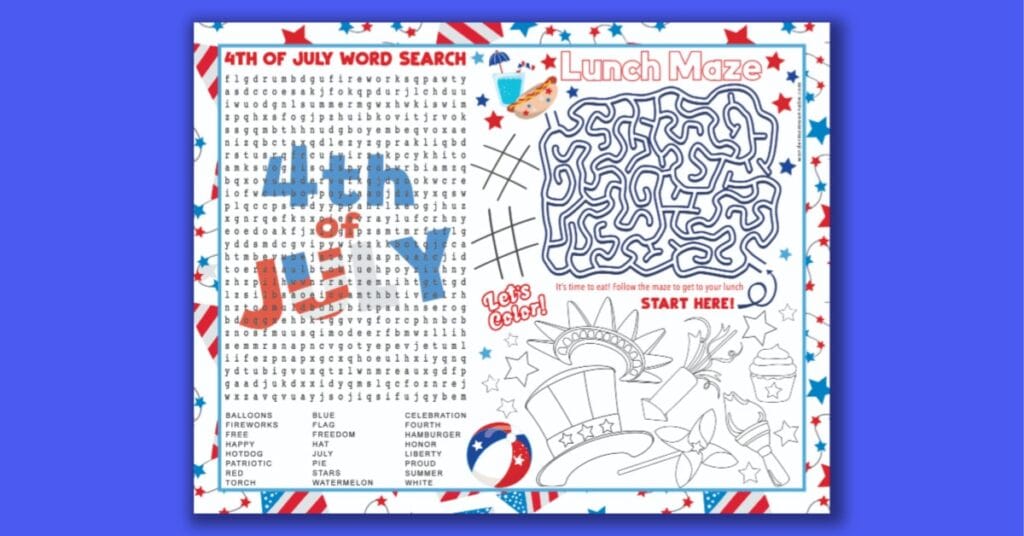 Free Patriotic Printables for the Whole Family - Find a Free Printable