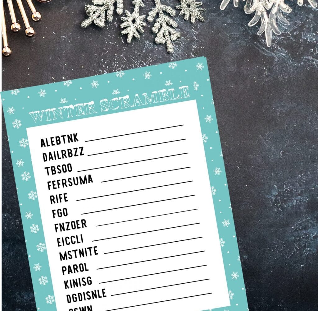 Free Snow Day Activities Printables - Find a Free Printable