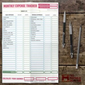 Free Printable Expense Trackers - Find a Free Printable