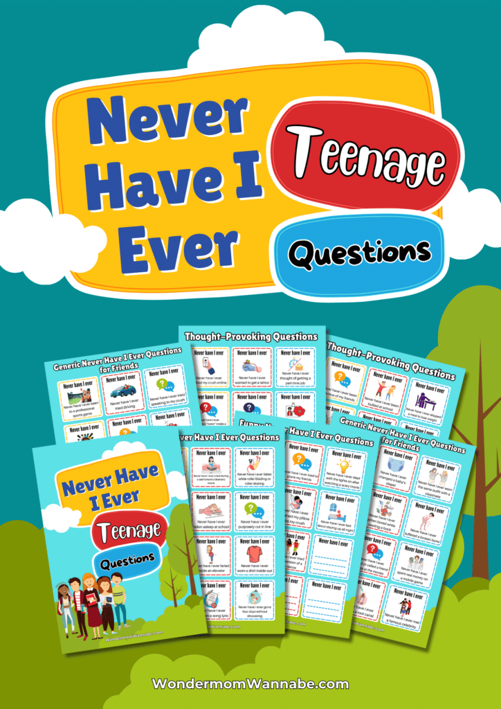 Teenager Never Have I Ever - Find a Free Printable