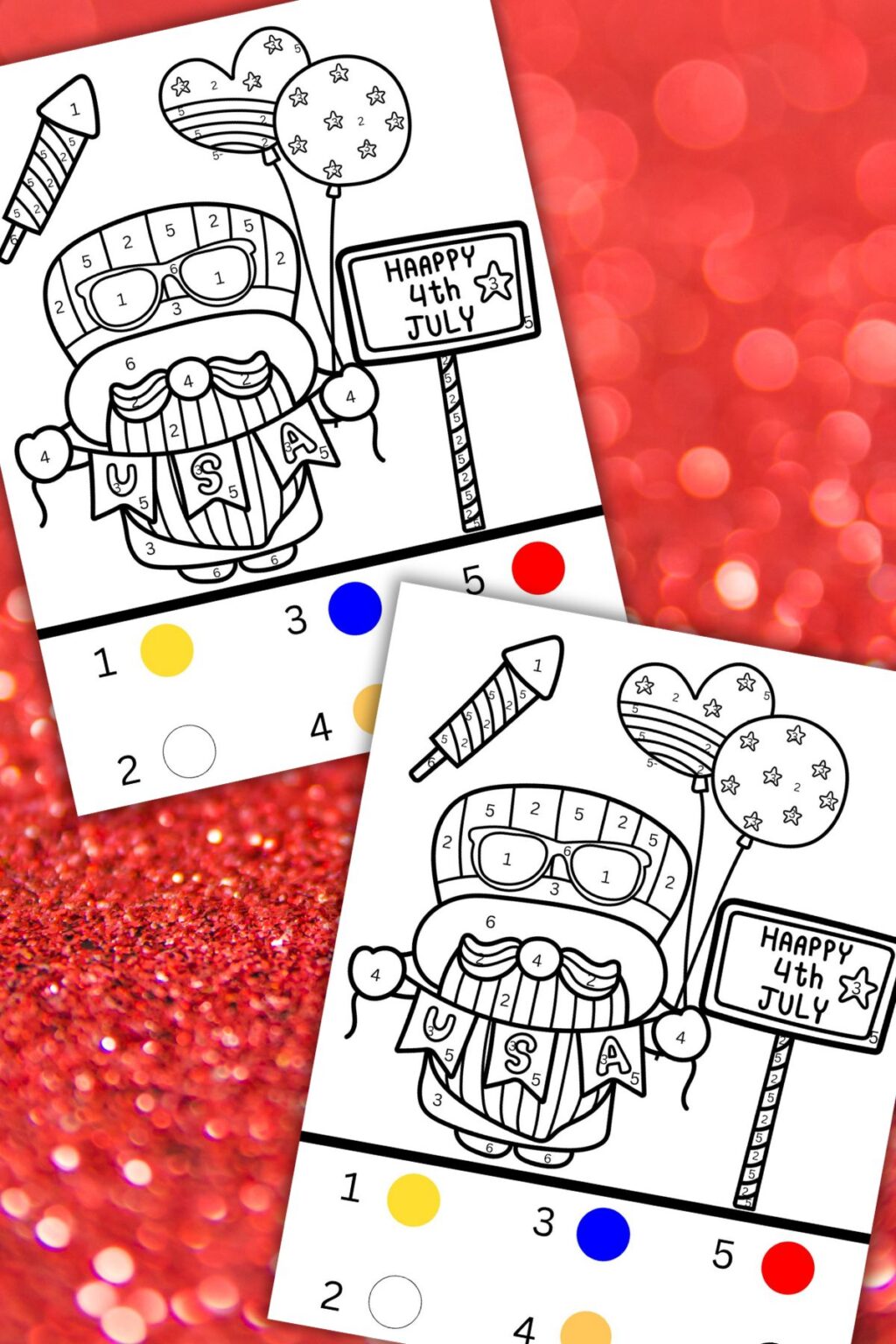 FREE 4TH OF JULY COLOR BY NUMBER WORKSHEET PRINTABLE - Find a Free ...