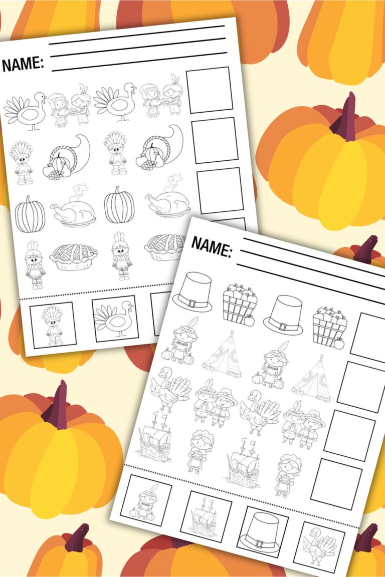 FREE PRINTABLE THANKSGIVING CUT-AND-PASTE ACTIVITIES - Find a Free ...
