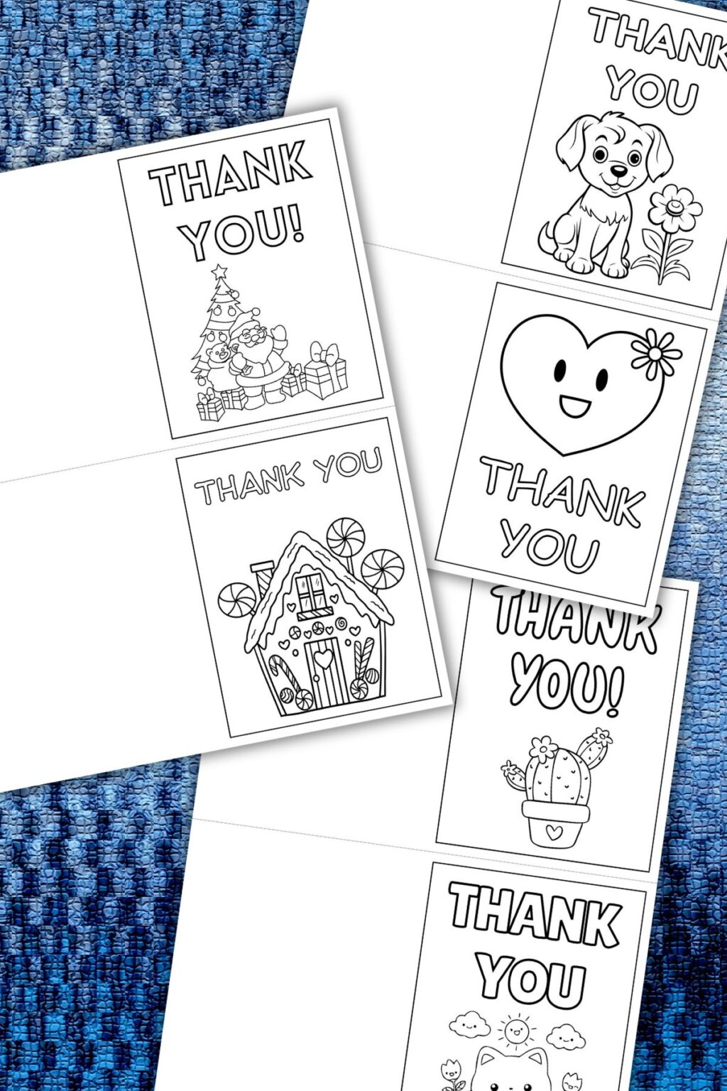 FREE PRINTABLE THANK YOU CARDS TO COLOR - Find a Free Printable
