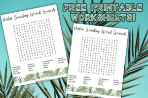 FREE PALM SUNDAY WORD SEARCH PRINTABLE - Find a Free Printable