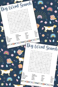 FREE PRINTABLE DOG WORD SEARCH - Find a Free Printable