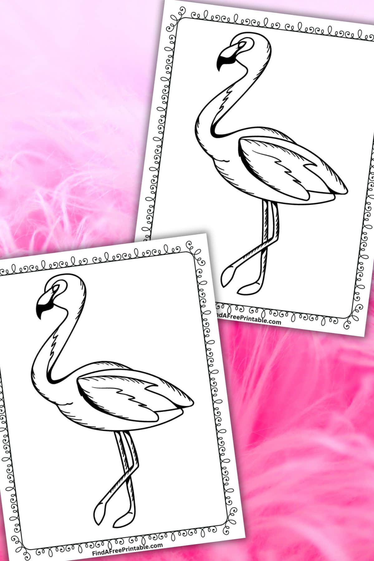 FREE PRINTABLE FLAMINGO TEMPLATE - Find a Free Printable