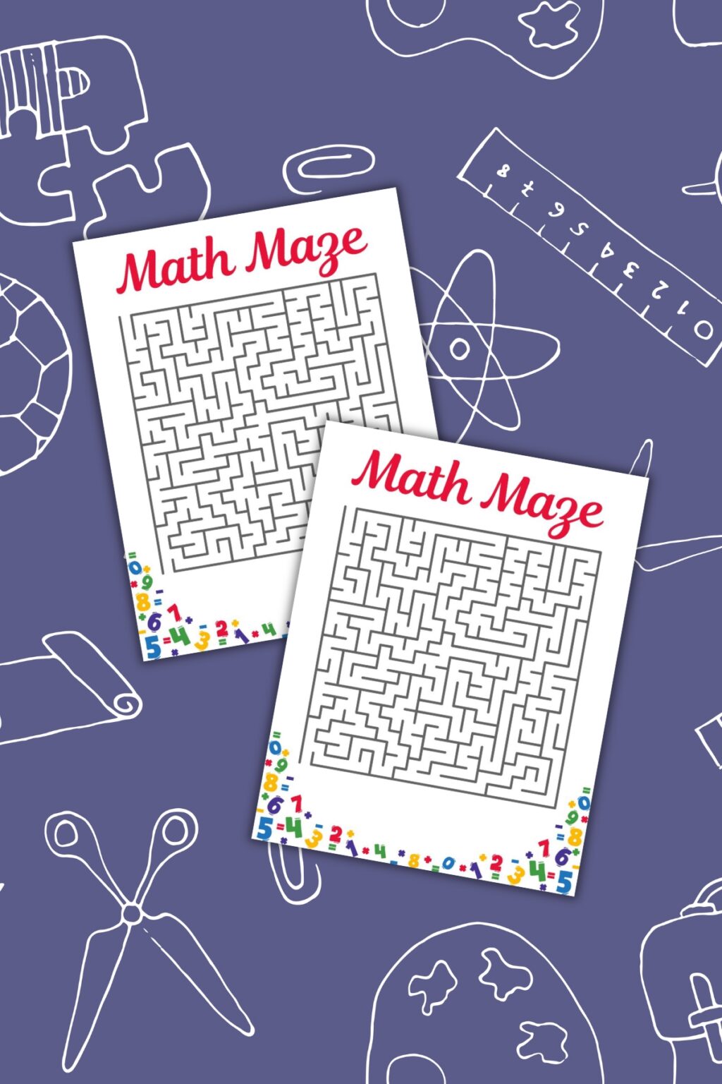 Free Printable Math Maze Worksheet - Find a Free Printable