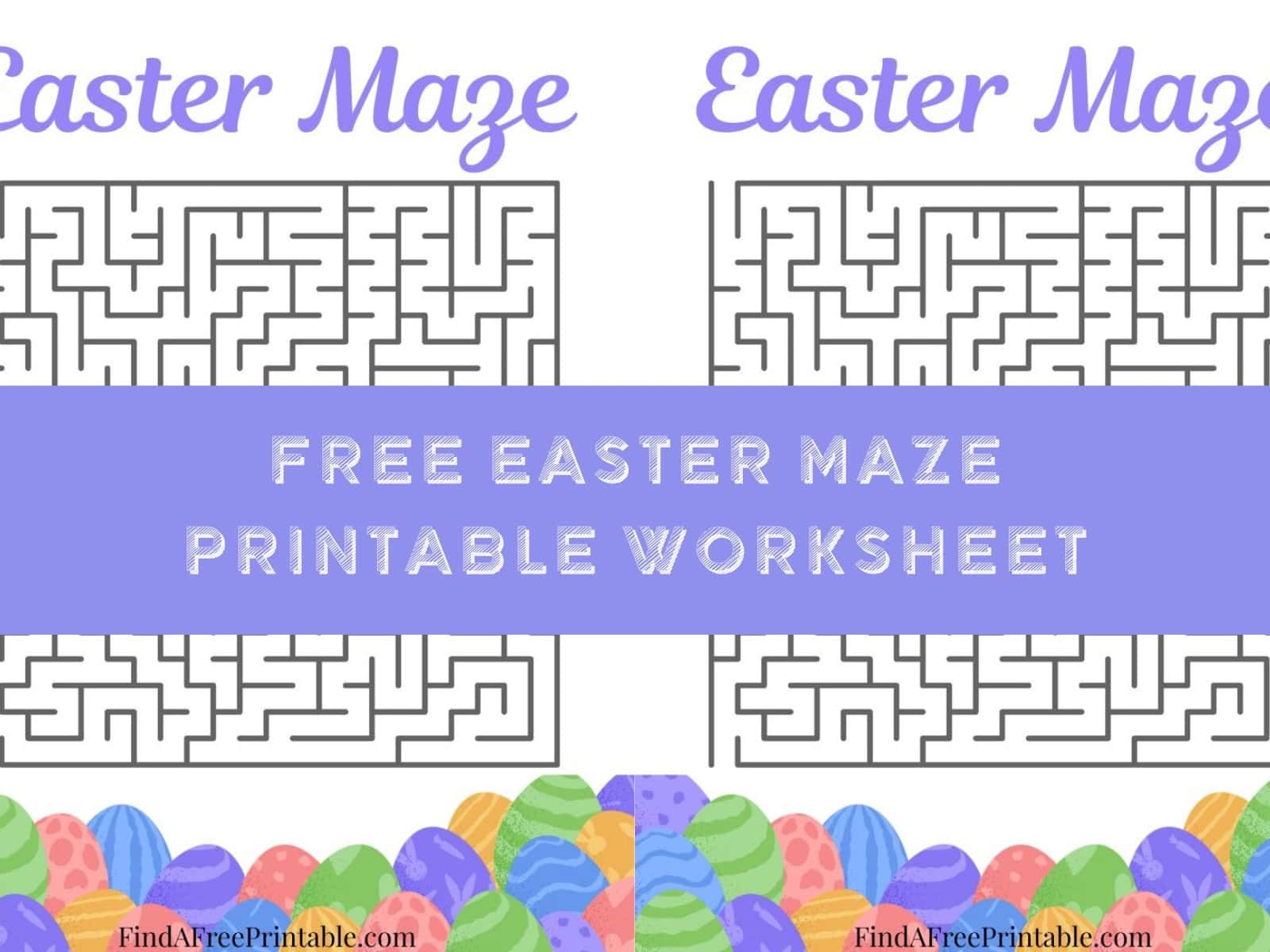 Free Printable Easter Maze for Kids - Find a Free Printable